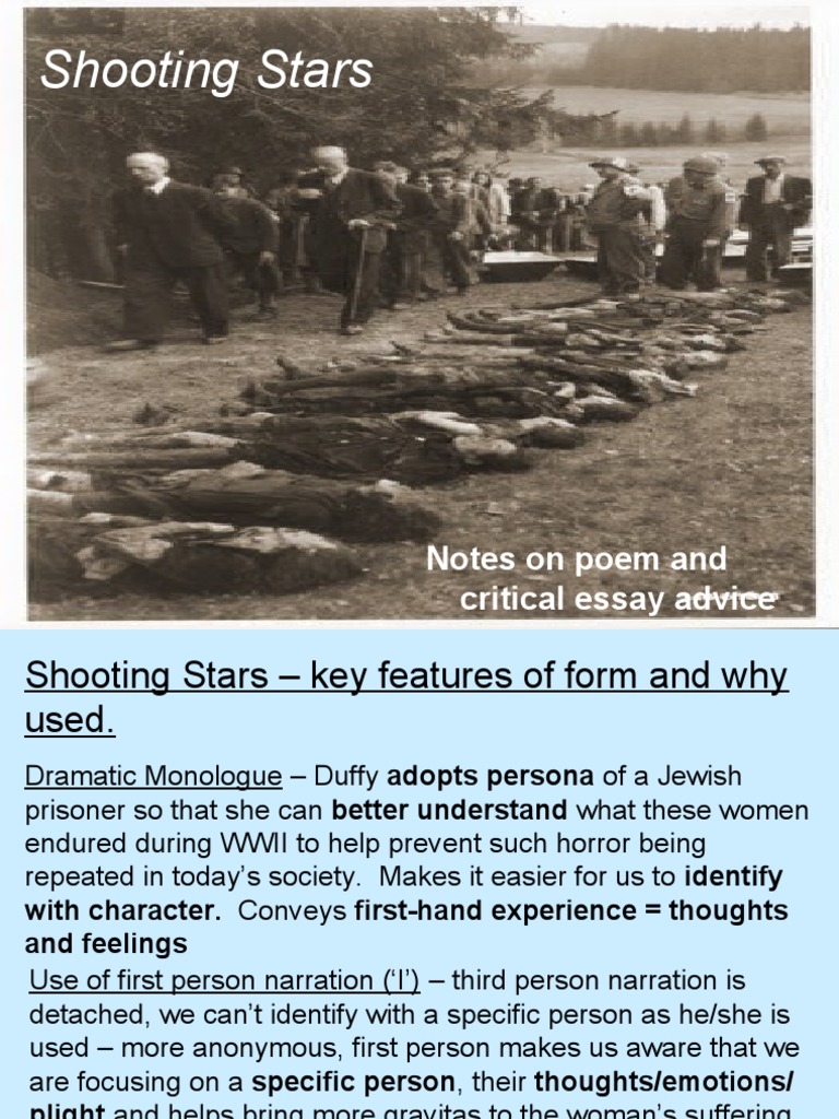 Shooting Stars Poem Annotation and Ce Advice | PDF | Torture ...