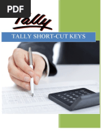 Tally Short Cut Keys | PDF | Voucher | Keyboard Shortcut