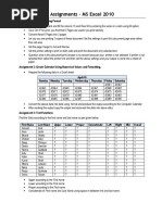 00 MS Excel Practical Questions-11257 | PDF | Worksheet | Microsoft Excel
