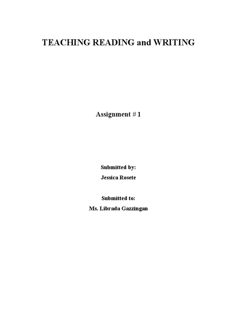 Teaching Reading and Writing | PDF | Reading Comprehension | Schema ...