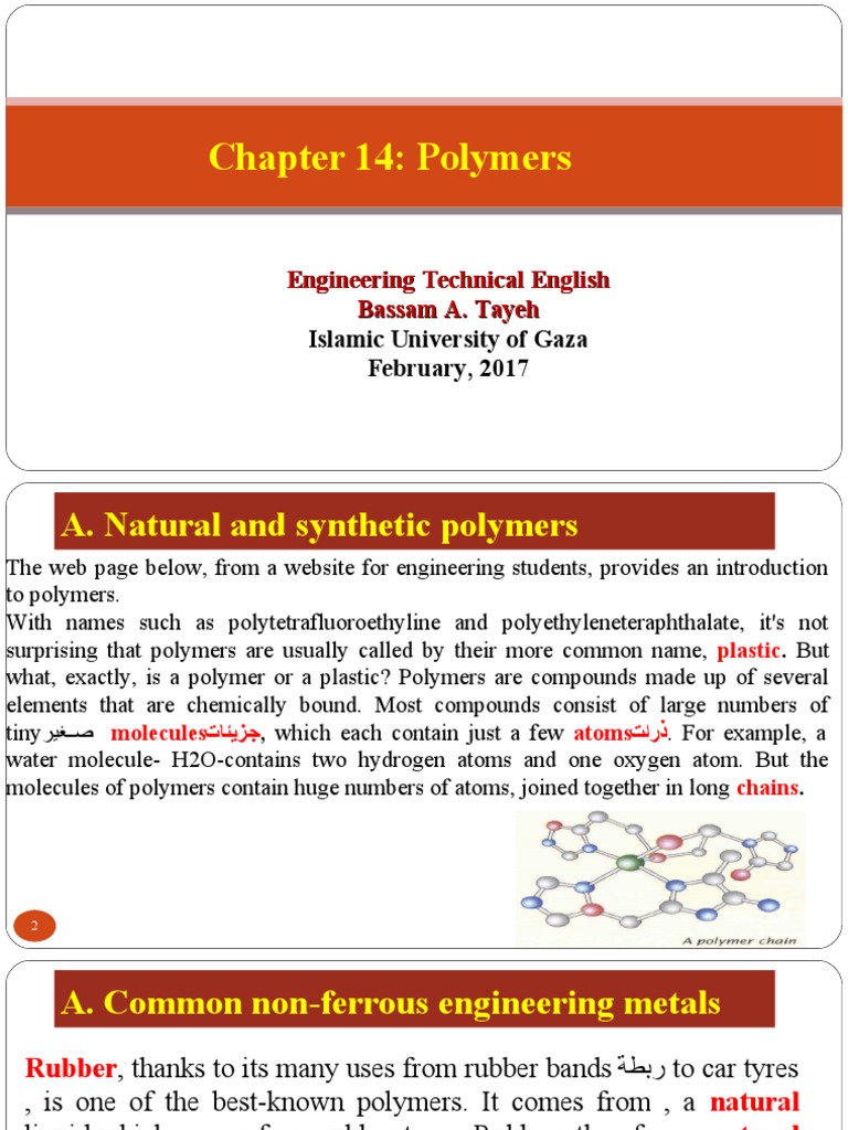 Introduction to Polymers in Engineering | PDF | Plastic | Polymers