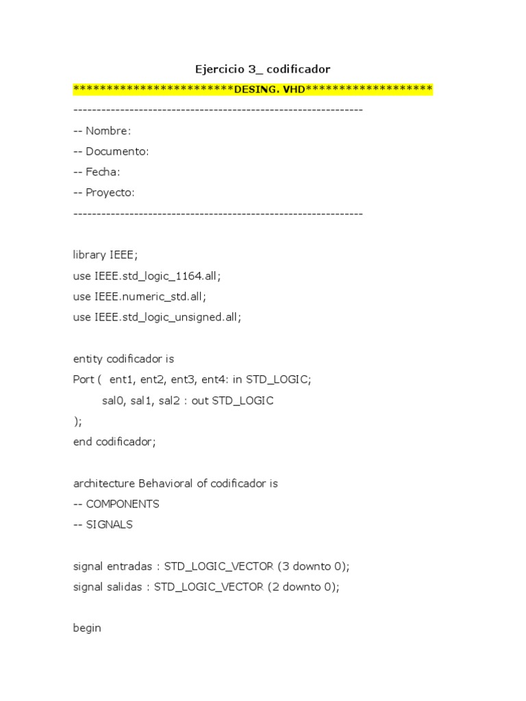 Ejercicio 3 - Codigos | PDF