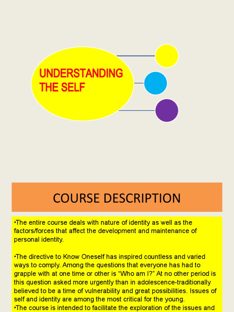 Exploring Identity and Self Concepts | PDF | Self | Identity (Social ...