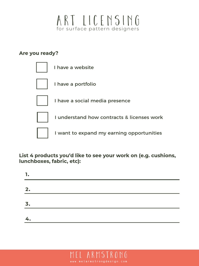 Licensing Checklist Worksheet PDF | PDF