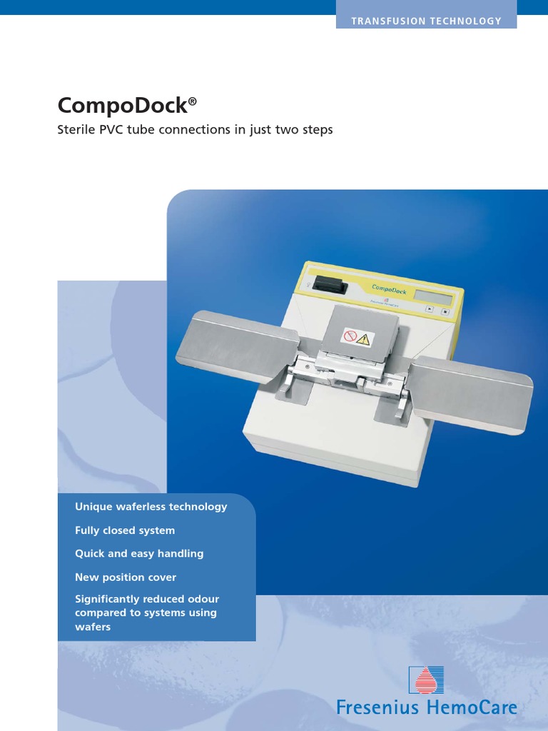 Compodock: Sterile PVC Tube Connections in Just Two Steps | PDF ...