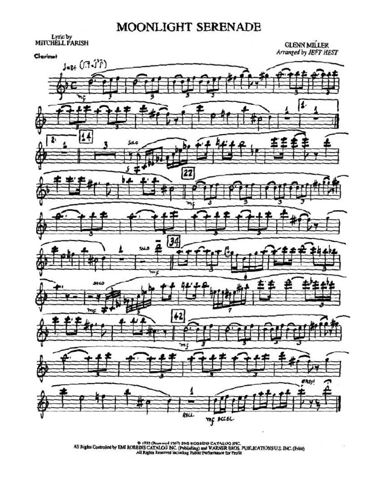 Clarinet - Solo | PDF