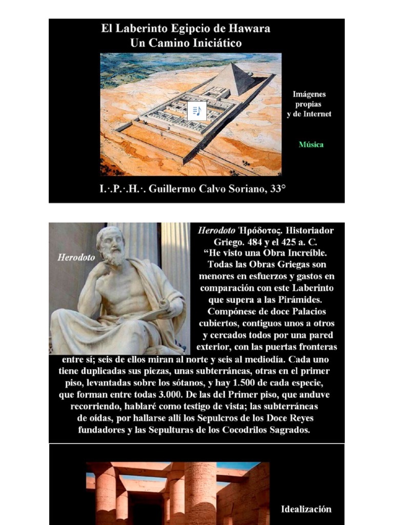 El Laberinto Egipcio de Hawara | PDF
