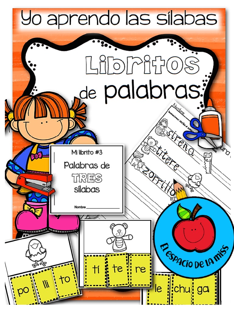 6 - Yo Aprendo Las Sílabas - 6 Libritos de Palabras de 3 Sílabas | PDF ...