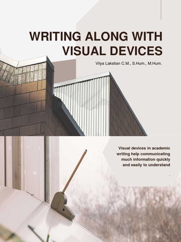 Writing Along With Visual Devices | PDF | Infographics | Visual Journalism