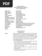 Skenario Sidang Praktik Peradilan Perdata | PDF