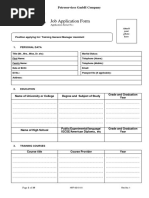 Break in Service Form PF | PDF