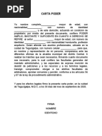 Carta Poder Simple | PDF