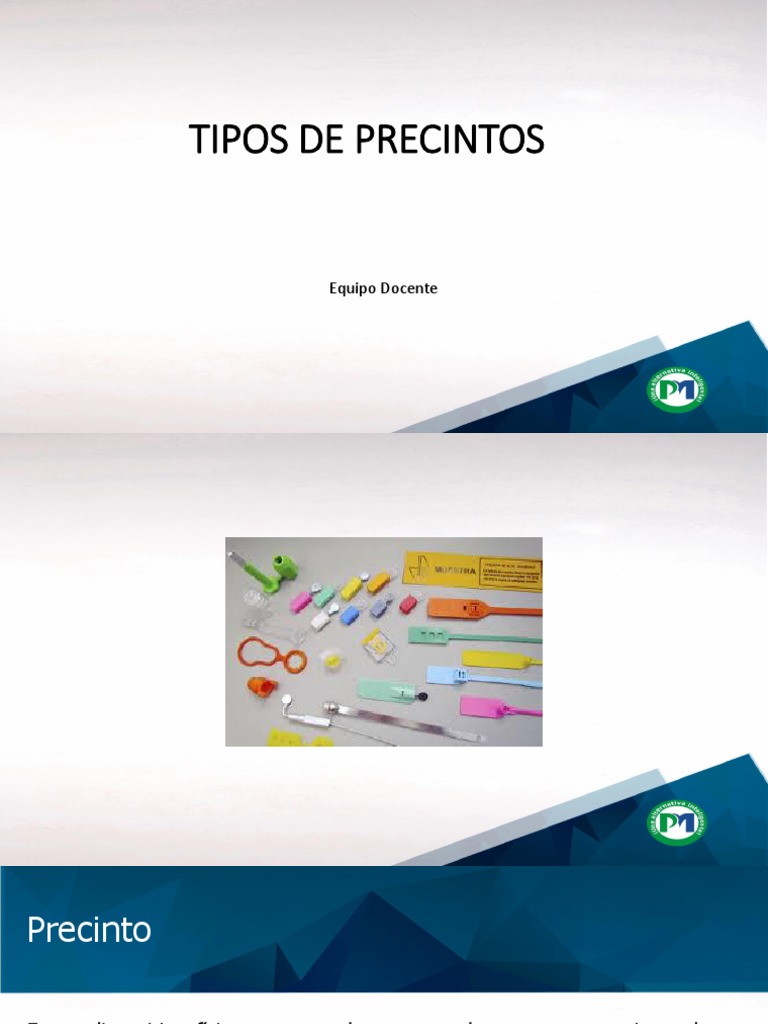 Tipos de Precintos | Descargar gratis PDF | Bienes manufacturados