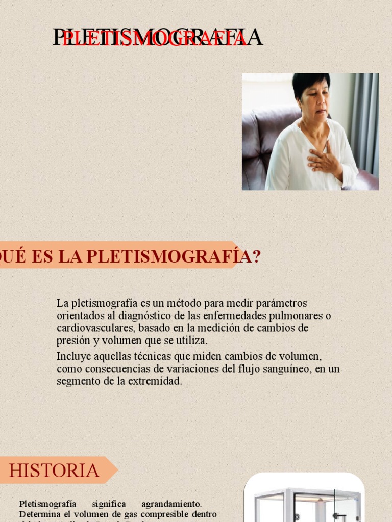 PLETISMOGRAFIA | PDF | Medicina | Medicina CLINICA