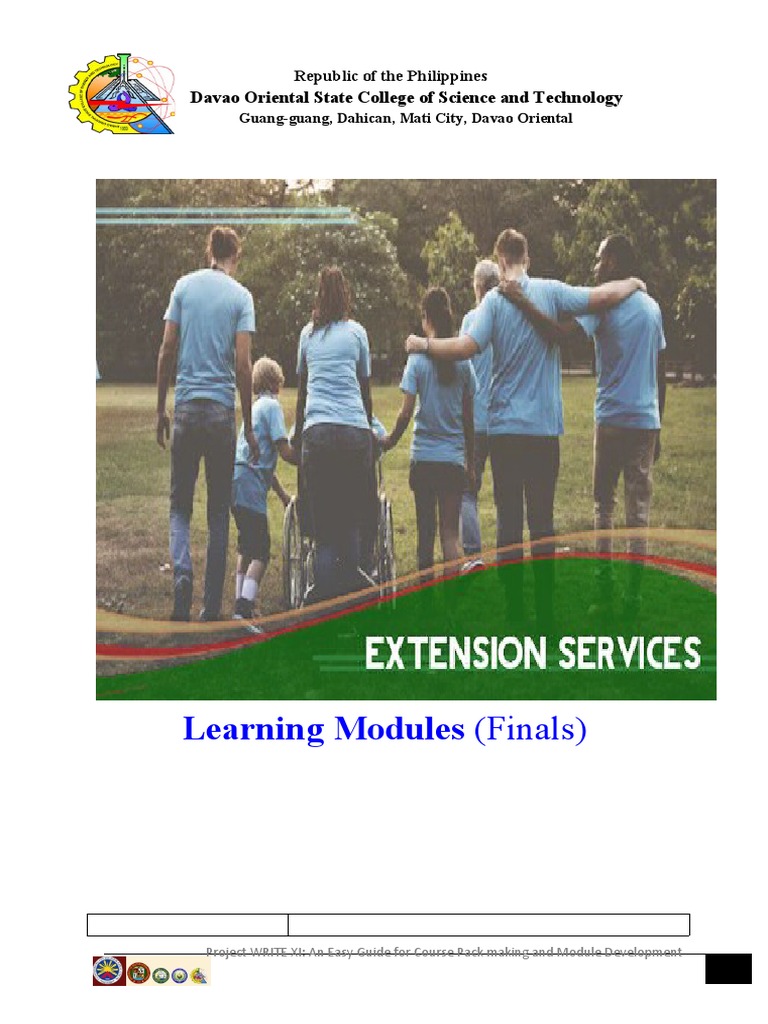 Learning Modules (Finals) : Davao Oriental State College of Science and ...