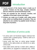Amino Acids Classification Chart | PDF