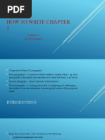 How To Write Chapter 1 of A Research: Basic Format | PDF | Hypothesis ...