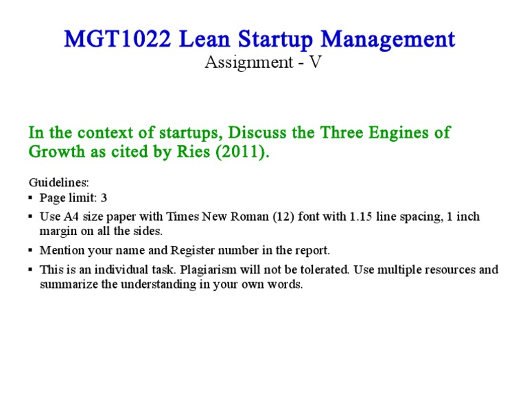 Three Engines of Growth in Startups | PDF | Business | Finance & Money ...