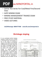AVOCA Mining Method | PDF | Economic Geology | Mining