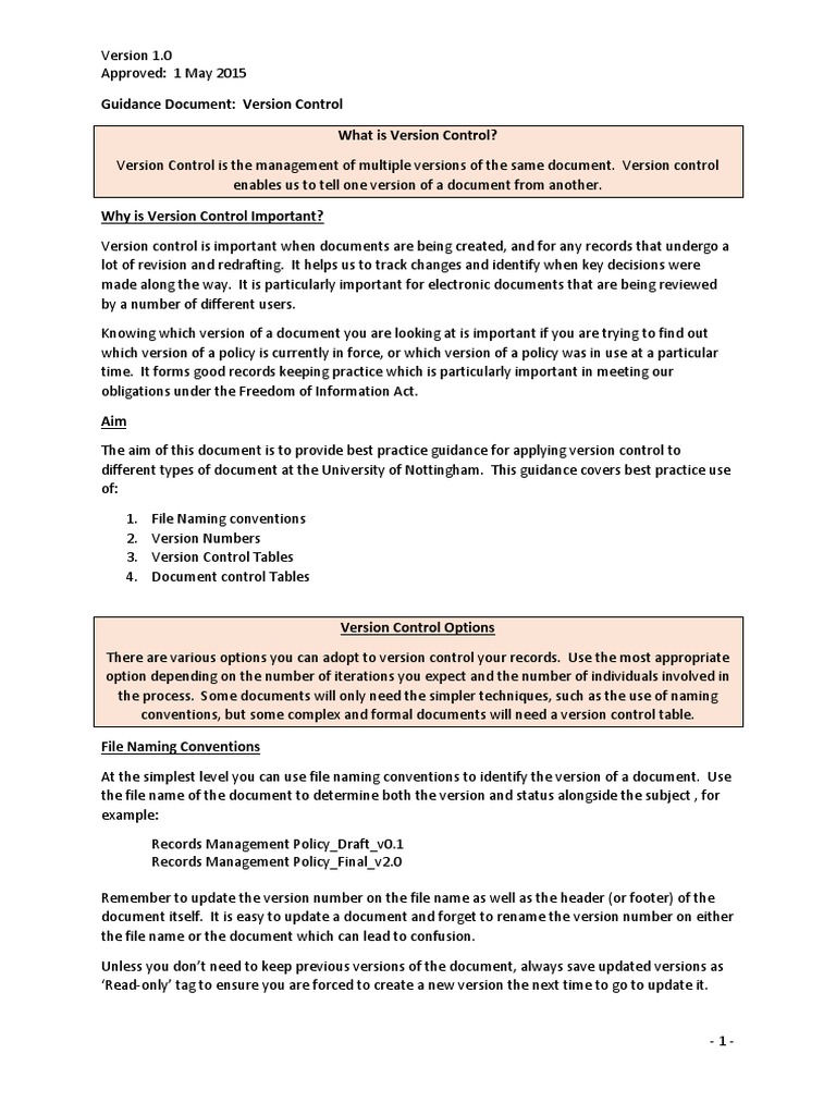 Version Control PDF | PDF | Version Control | Data Management
