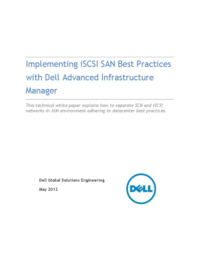 Iscsi San Best Practices With Aim | PDF | Computer Network | Network Interface Controller