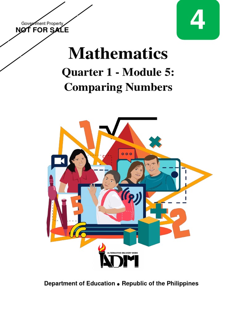 Math4 - q1 - Mod5 - Comparing Numbers - v3 | PDF | Educational Assessment | Numbers