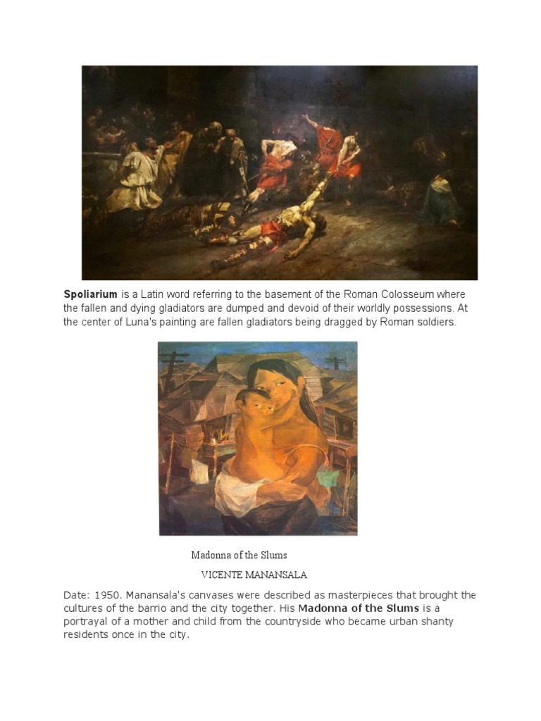 Spoliarium (Juan Luna) : Spoliarium Is A Latin Word Referring To The ...