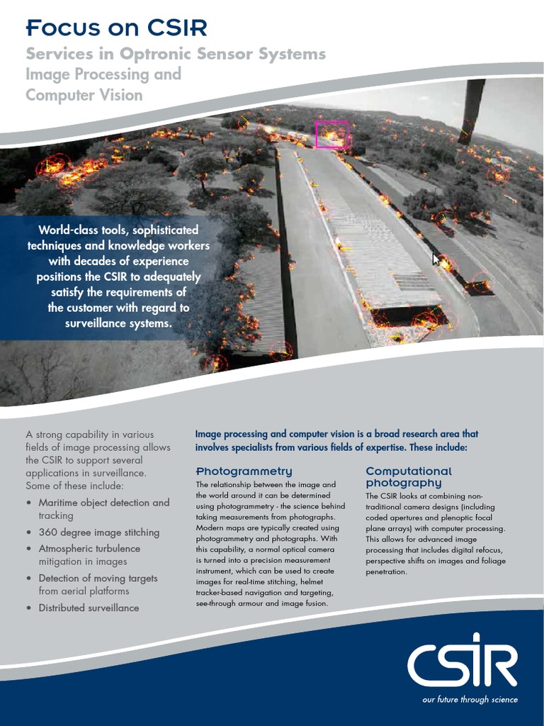 Image Processing and Computer Vision | PDF | Computer Vision ...