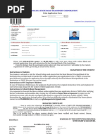 APSRTC Bus Pass Application Form | PDF | Identity Document | Government ...