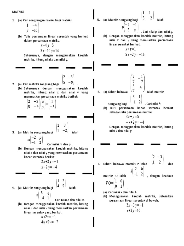 MATRIKS | PDF