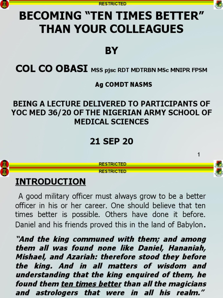 Becoming "Ten Times Better" Than Your Colleagues | Download Free PDF ...