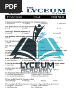 Hvac - Practice Test - Number 1-107 | PDF | Latent Heat | Air Conditioning