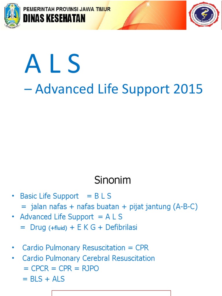 Panduan CPR dan ALS 2015 | PDF