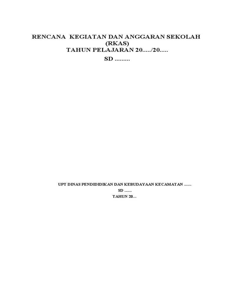 Pengesahan Rkas Lengkap | PDF