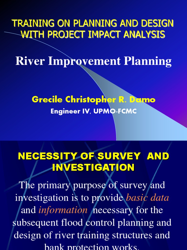 River Improvement Planning | PDF | Flood | River