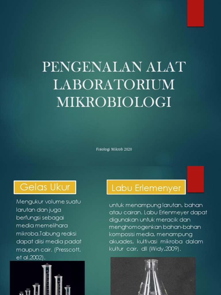 Pengenalan Alat Laboratorium Mikrobiologi | PDF