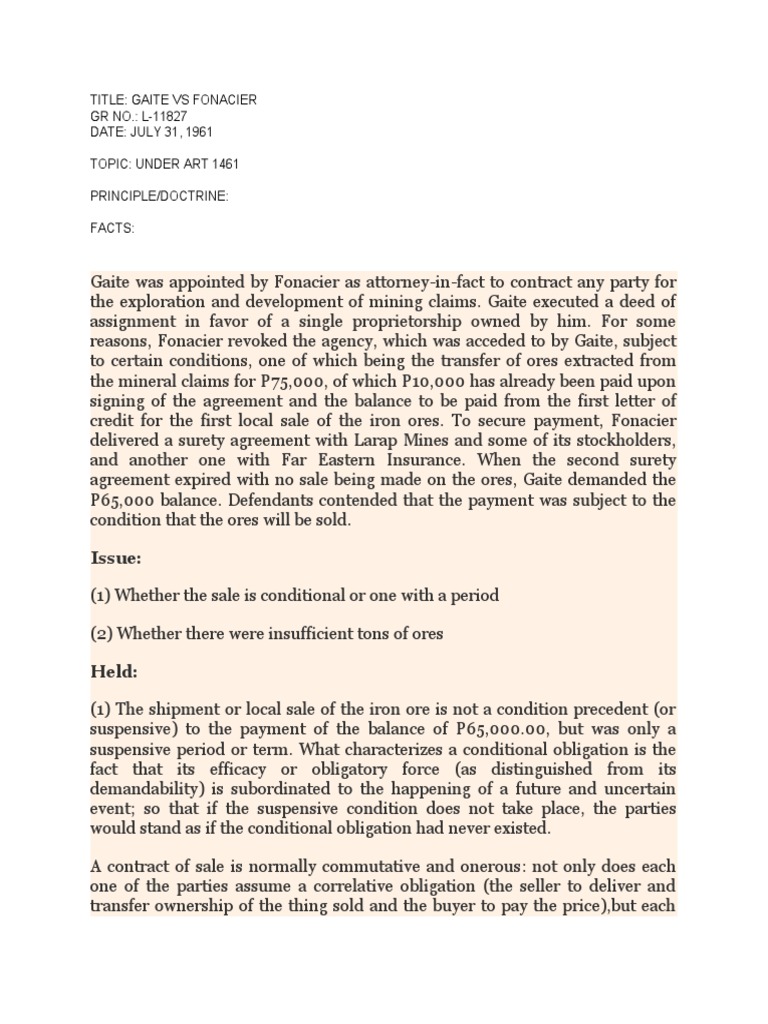 20 - Gaite Vs Fonacier | PDF | Guarantee | Bonds (Finance)