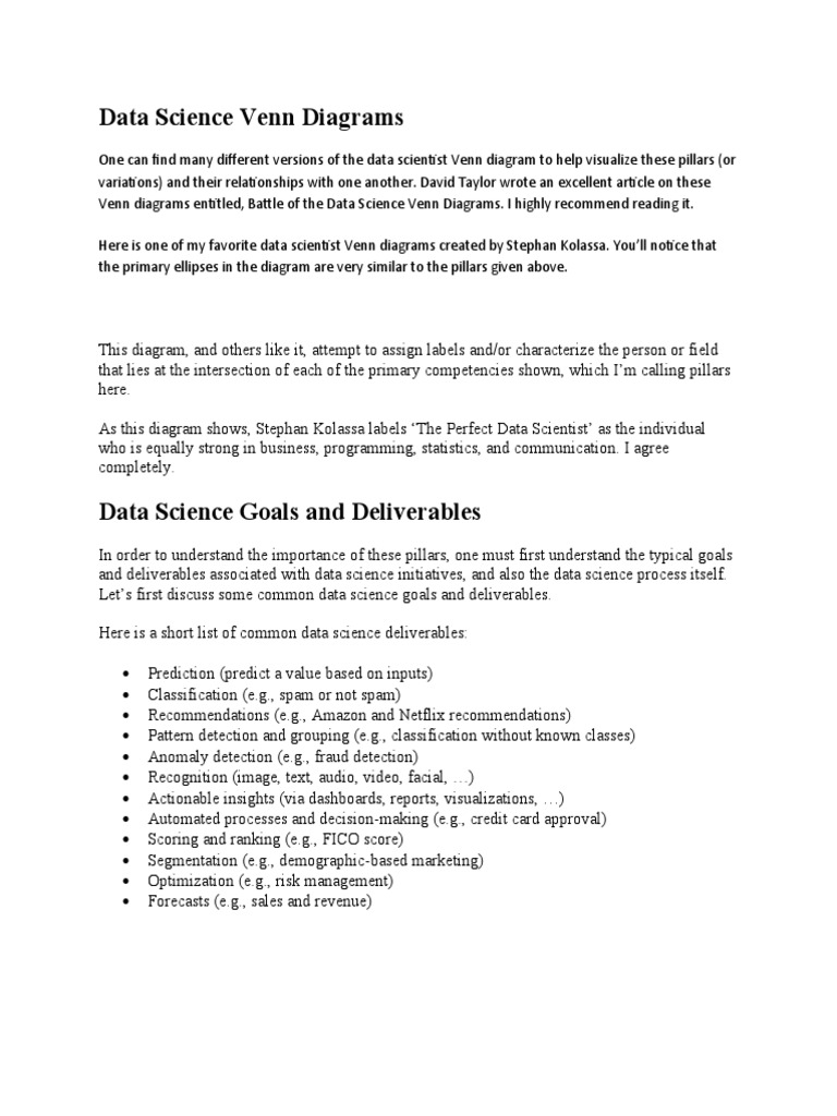 Data Science Goals | PDF | Career & Growth | Art