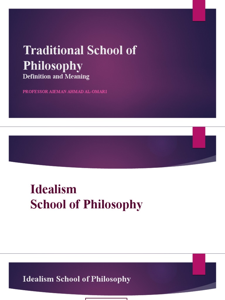 Major Schools of Philosophy Explained | PDF | Philosophical Realism ...