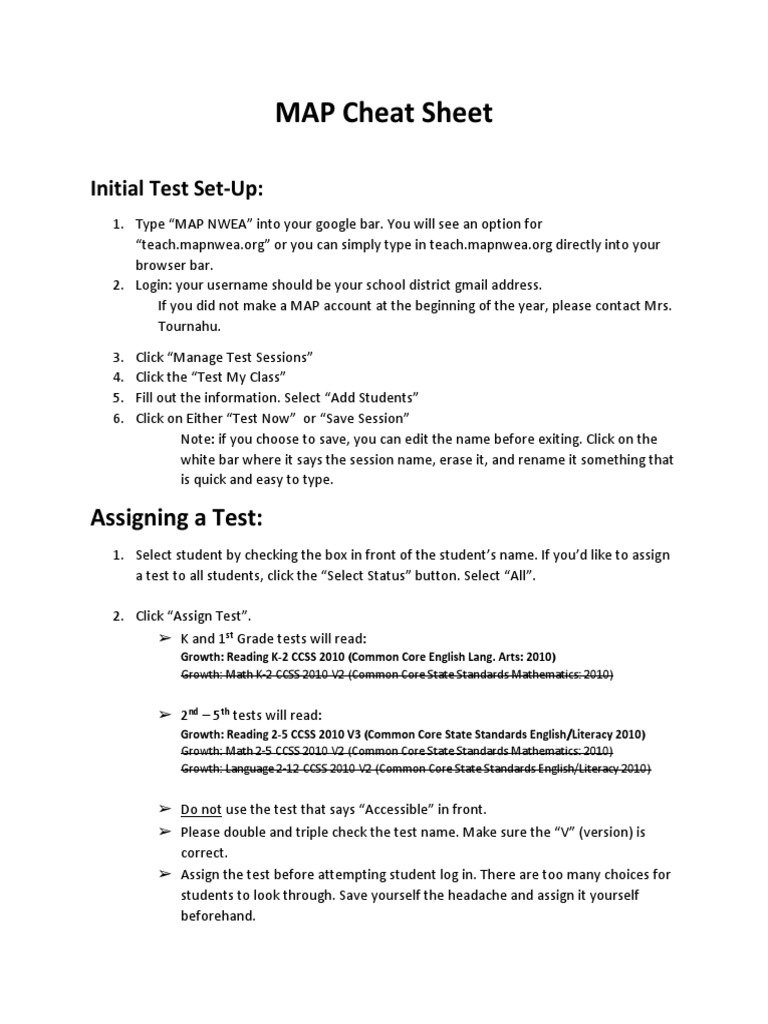 Map Cheat Sheet Fall 2020 | PDF | Common Core State Standards ...