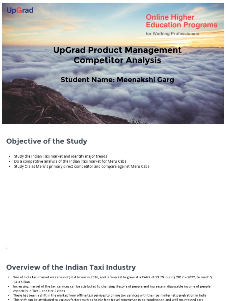 Competitor+Analysis - Online Cab Industry | PDF | Taxicab | Business