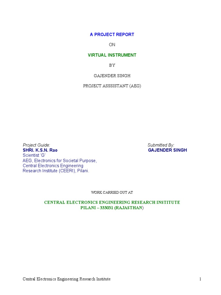 LAbview Reprot | PDF | Computer Program | Programming