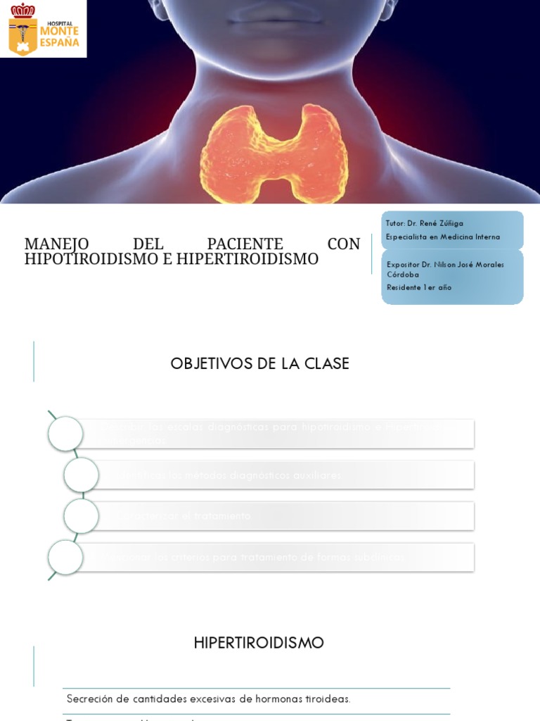 Clase Hipo e Hipert PDF | PDF | Hipertiroidismo | Hipotiroidismo