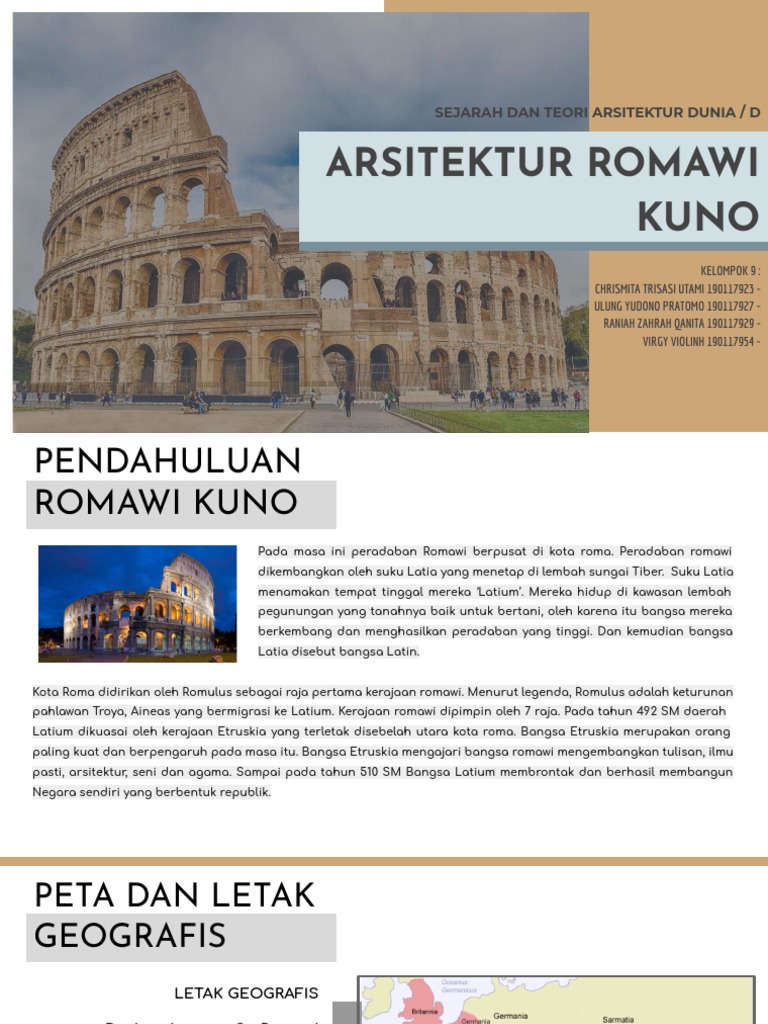 Arsitektur Romawi Kuno | PDF