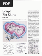 Airbrush Practice Sheet | PDF