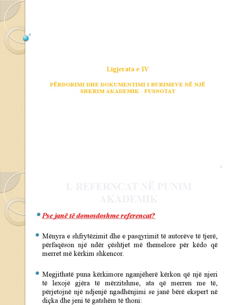 Ligjerata IV | PDF