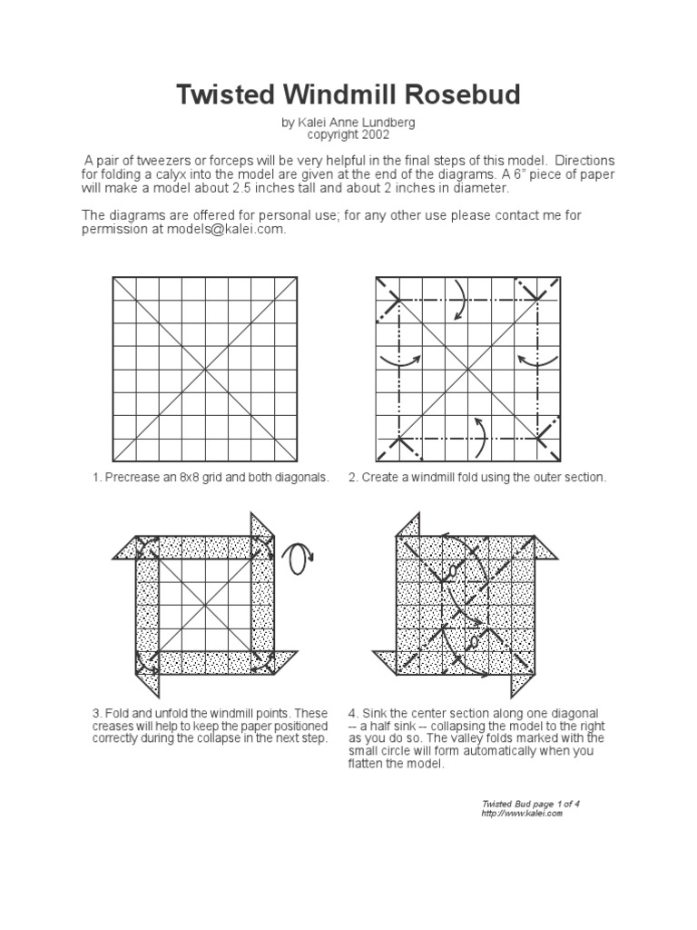 Twisted Windmill Rosebud: Twisted Bud Page 1 of 4 | PDF | Nature