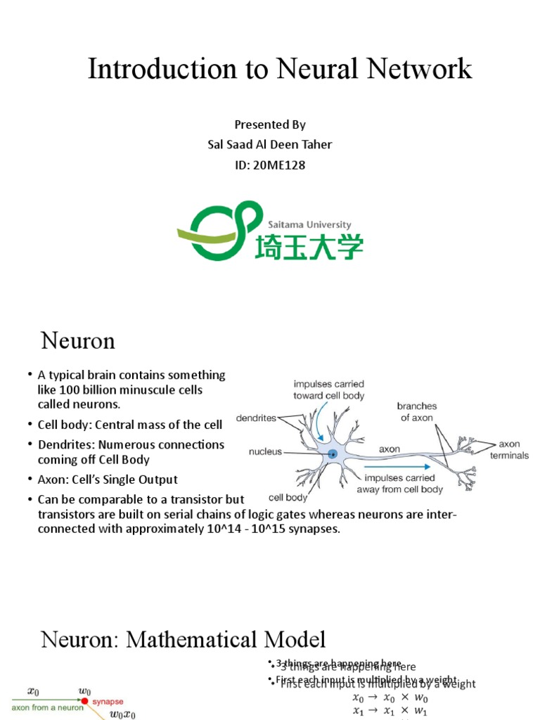 Introduction To Neural Network | PDF | Artificial Neural Network ...