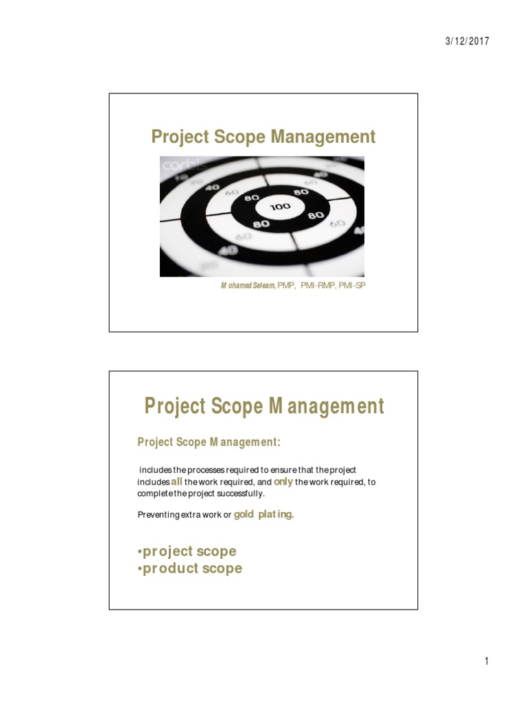 2 - Project Scope Management PDF | Download Free PDF | Project ...