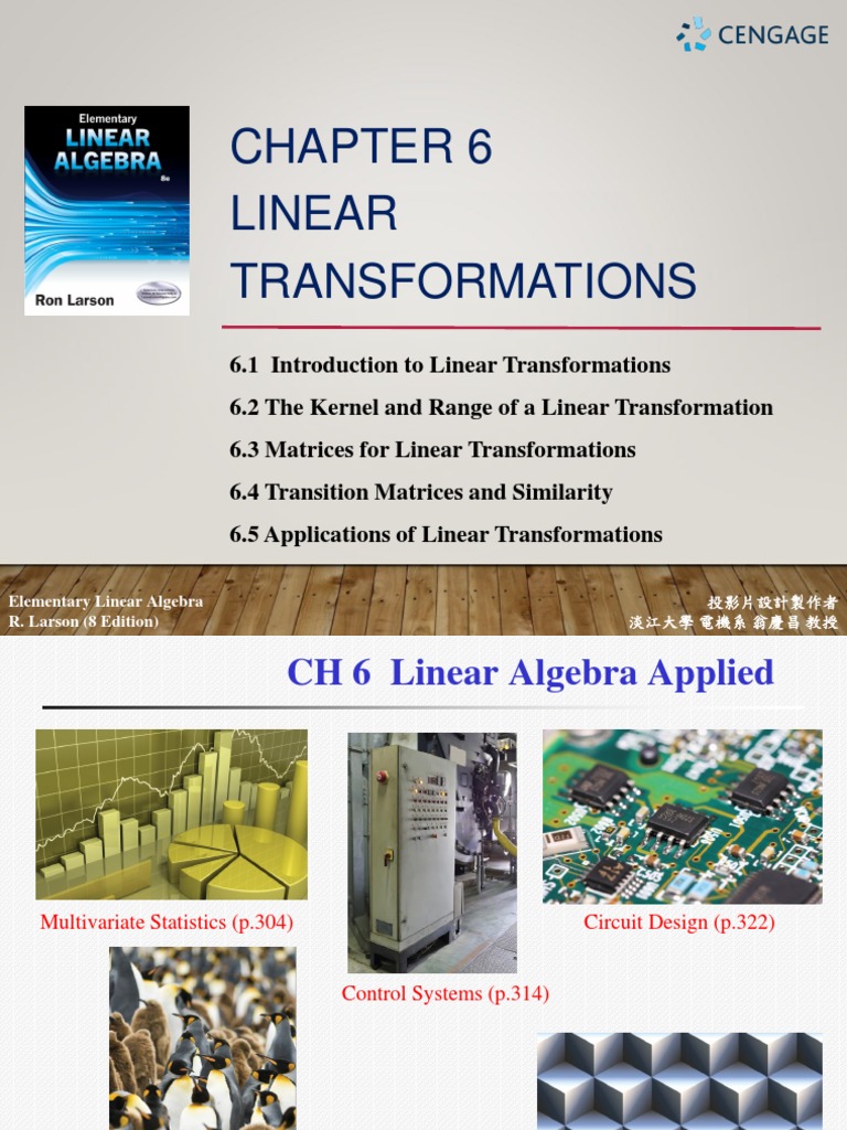 Application of Linear Transformation in Computer Graphics PDF | PDF ...